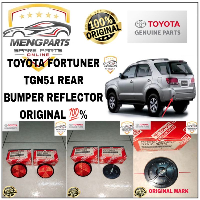 ORIGINAL 💯% TOYOTA FORTUNER KUN50 & TGN51 2005Y-2009Y REAR BUMPER ...