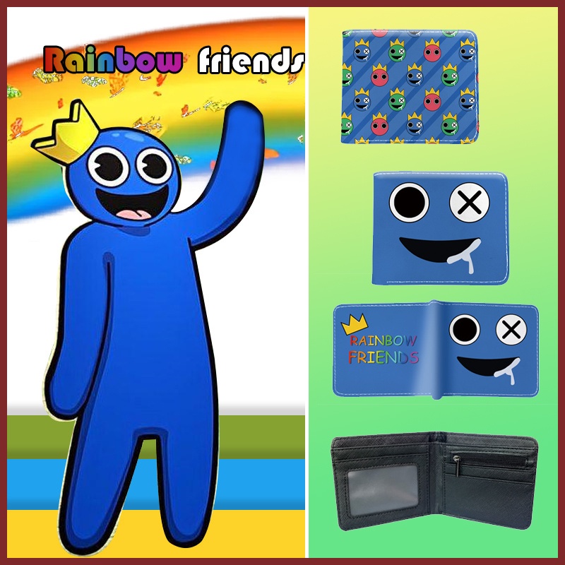 Roblox Rainbow friends kids wallet short half-fold coin purse male and ...