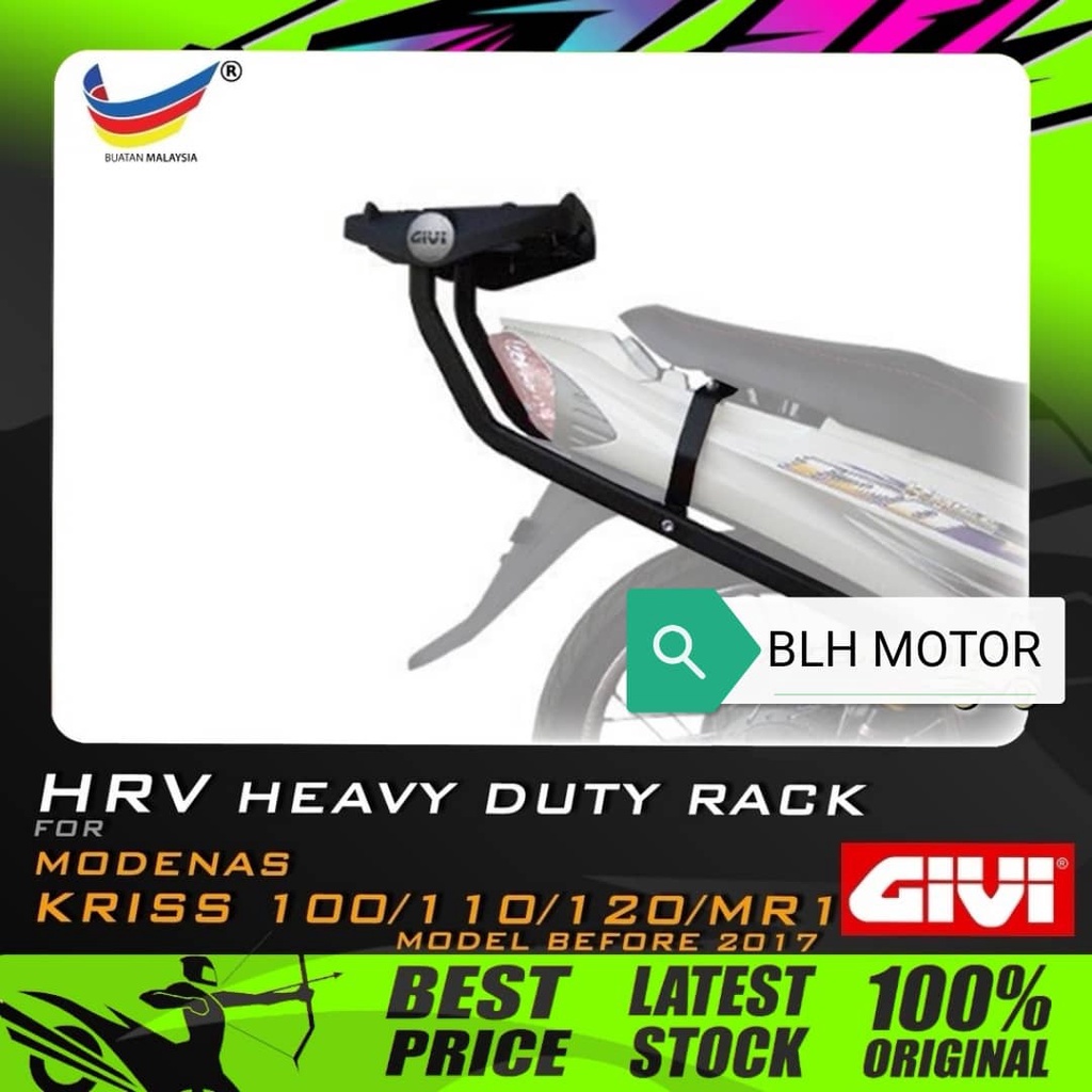 100% ORI} GIVI MR1 / KRISS 100 / KRISS 110 / KRISS 120 MONORACK J ...