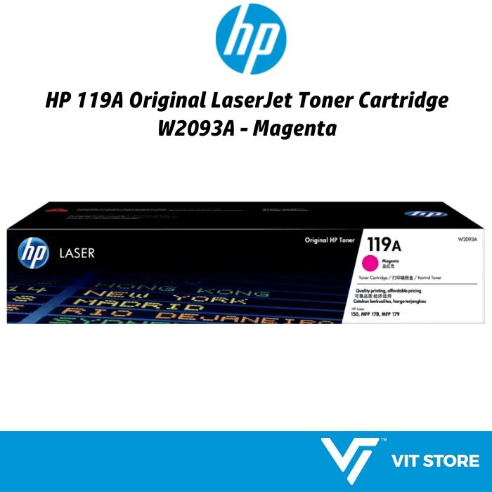 [Asal] HP 119A W2090A / W2091A / W2092A / W2093A Laser Pencetak Printer ...