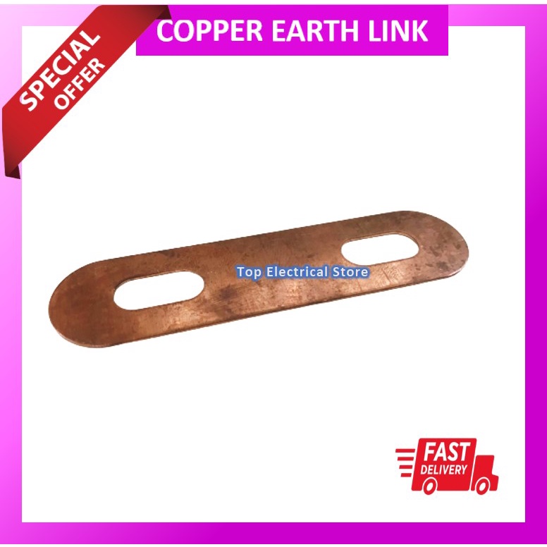 COPPER TRUNKING JOINT / COPPER EARTH LINK 83MM X 21MM X 0.7MM | Shopee ...
