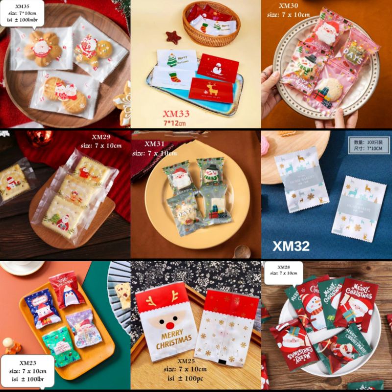 Christmas Plastic / Plastic Nastar Cake Nougat Cookies / Christmas ...