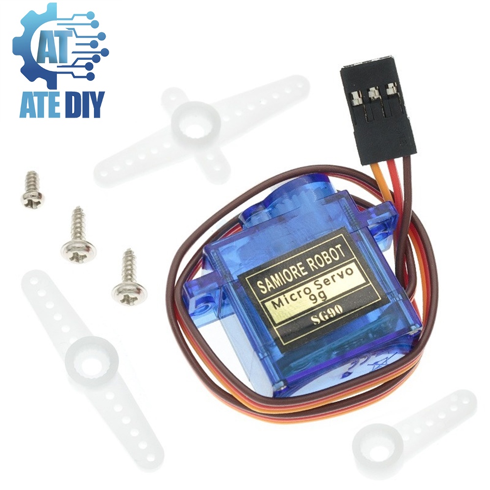 Tower Pro SG90 Blue Servo Motor, 360 Degree Rotation Angle | Shopee ...