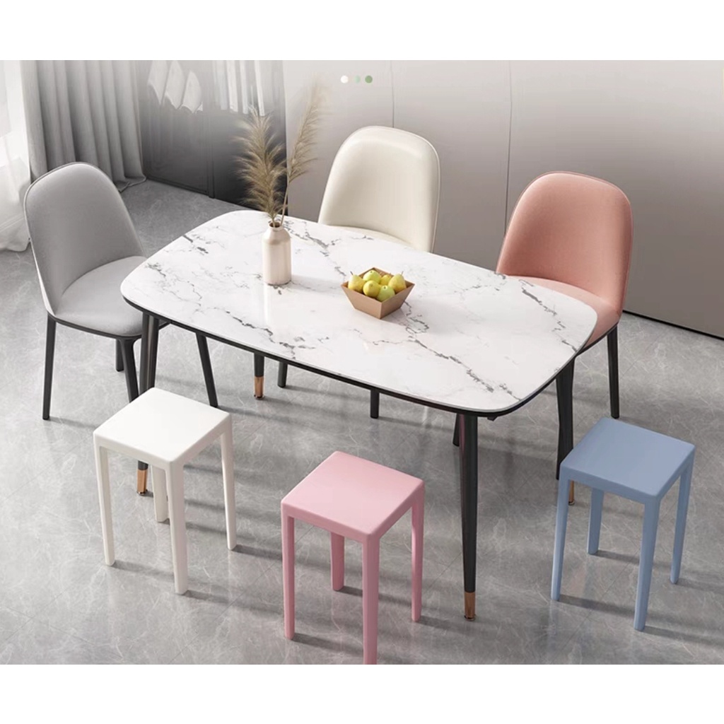 Nordic Candy Study Stool, Dining Plastic Stool, Kids Stool, Living Room ...