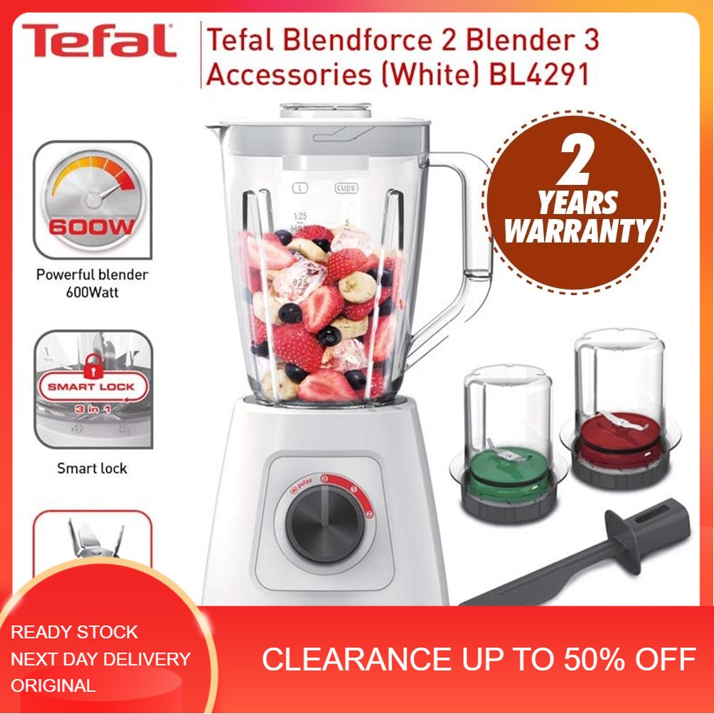 Tefal Blendforce 2 Blender 3 Accessories Blender / Mesin Pengisar (BL4291) | Shopee Malaysia