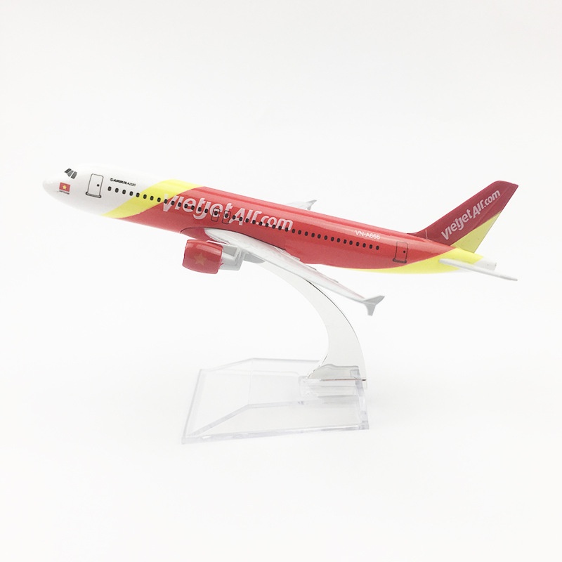 Vietjet Airbus A320 KAVY aircraft model toy made of alloy with stand ...