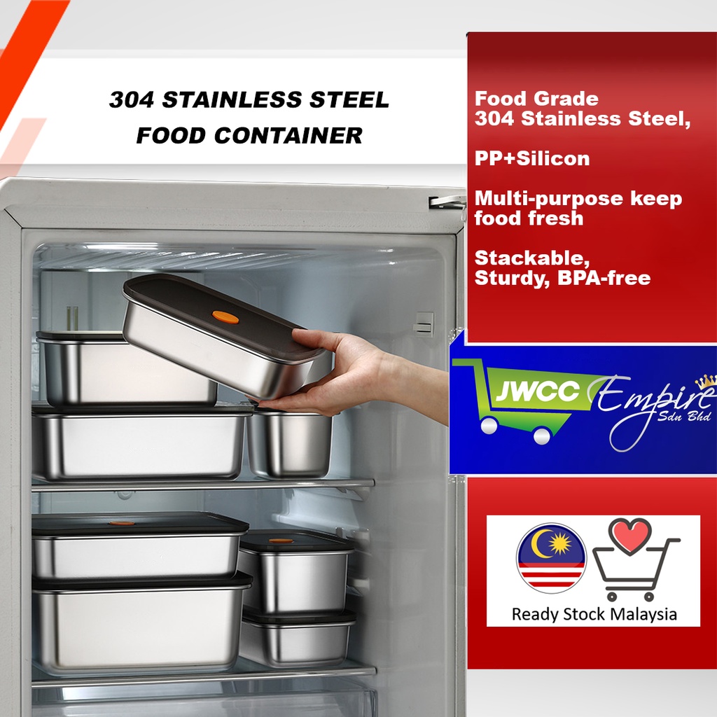 Sinshiro Food Container Box Airtight Container Food Storage Box 304 ...