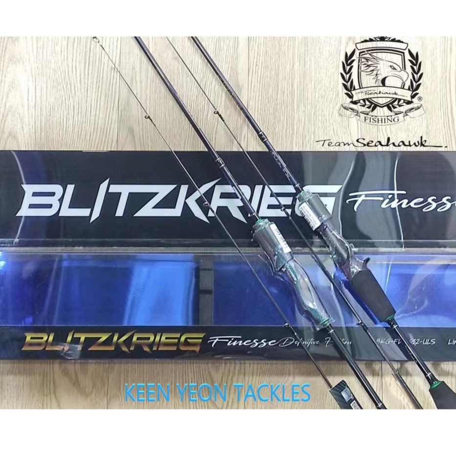 TEAM SEAHAWK BLITZKRIEG FINESSE UL ROD (FREE CAP) | Shopee Malaysia
