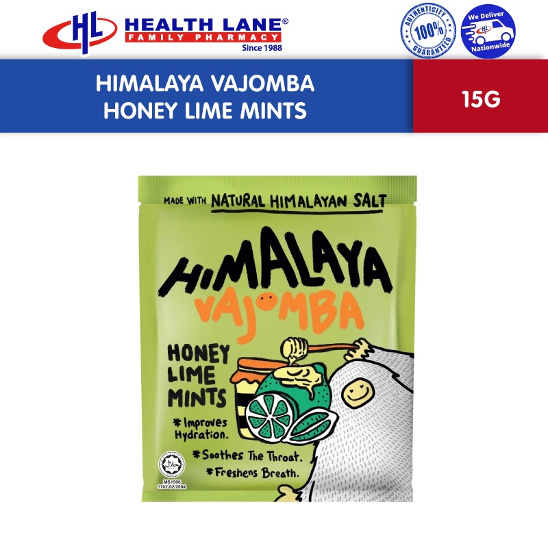 Himalaya Vajomba - Honey Lime Mints (15g) | Shopee Malaysia