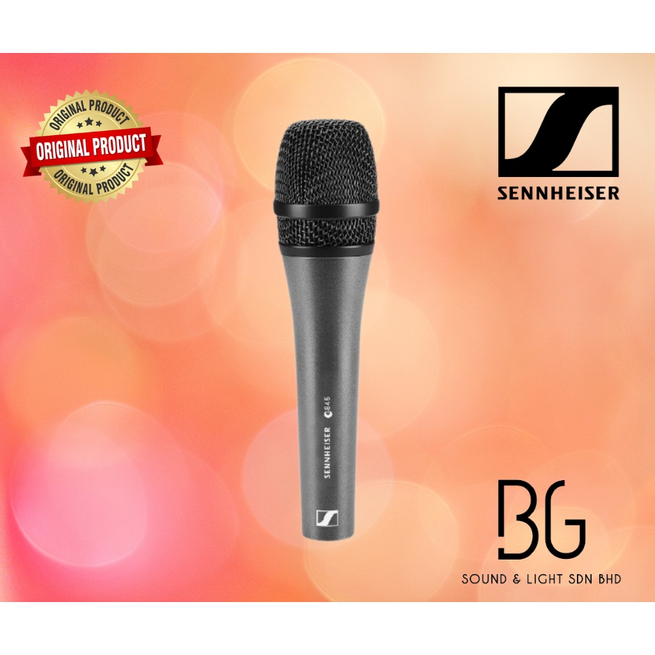 sennheiser e845 Dynamic super-cardioid vocal mic free mic cable | Shopee Malaysia