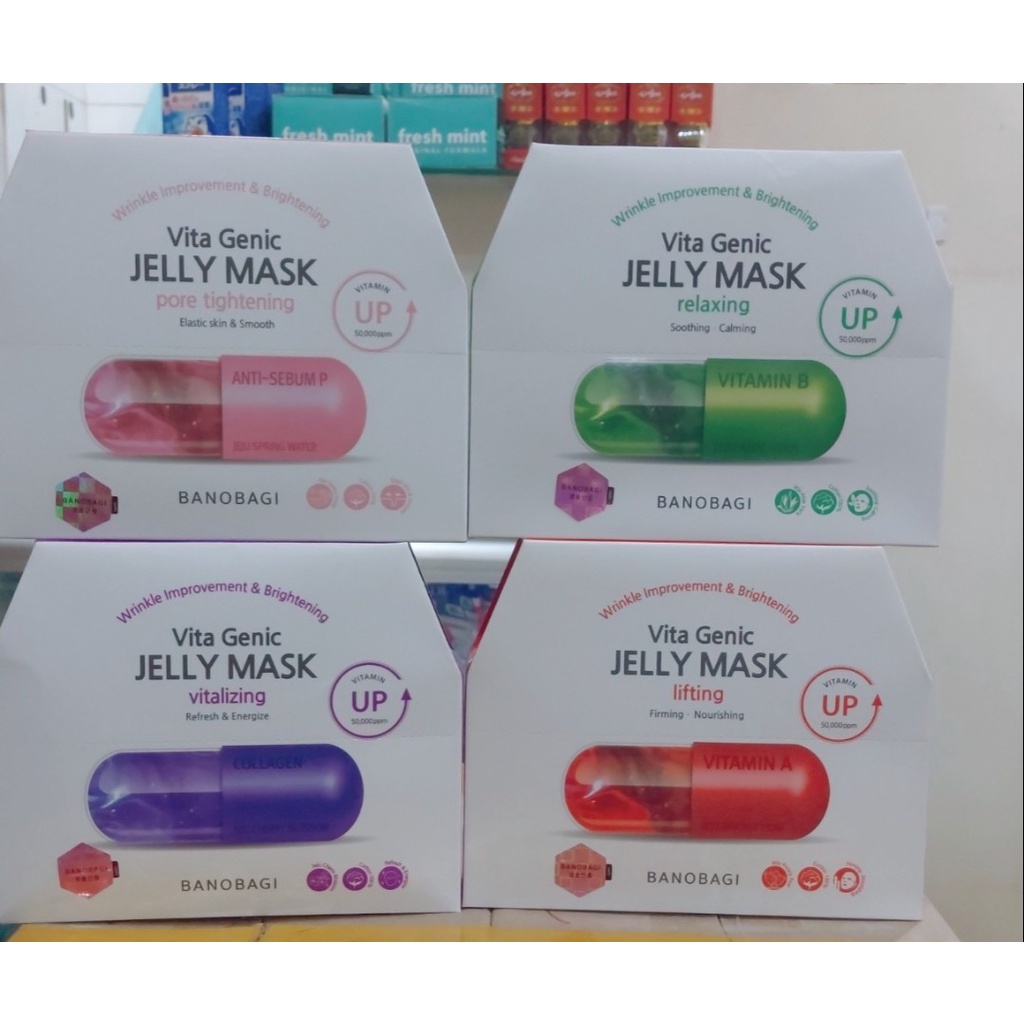 [Box Of 10 Pieces] Vita Genic Banobagi Jelly Mask | Shopee Malaysia