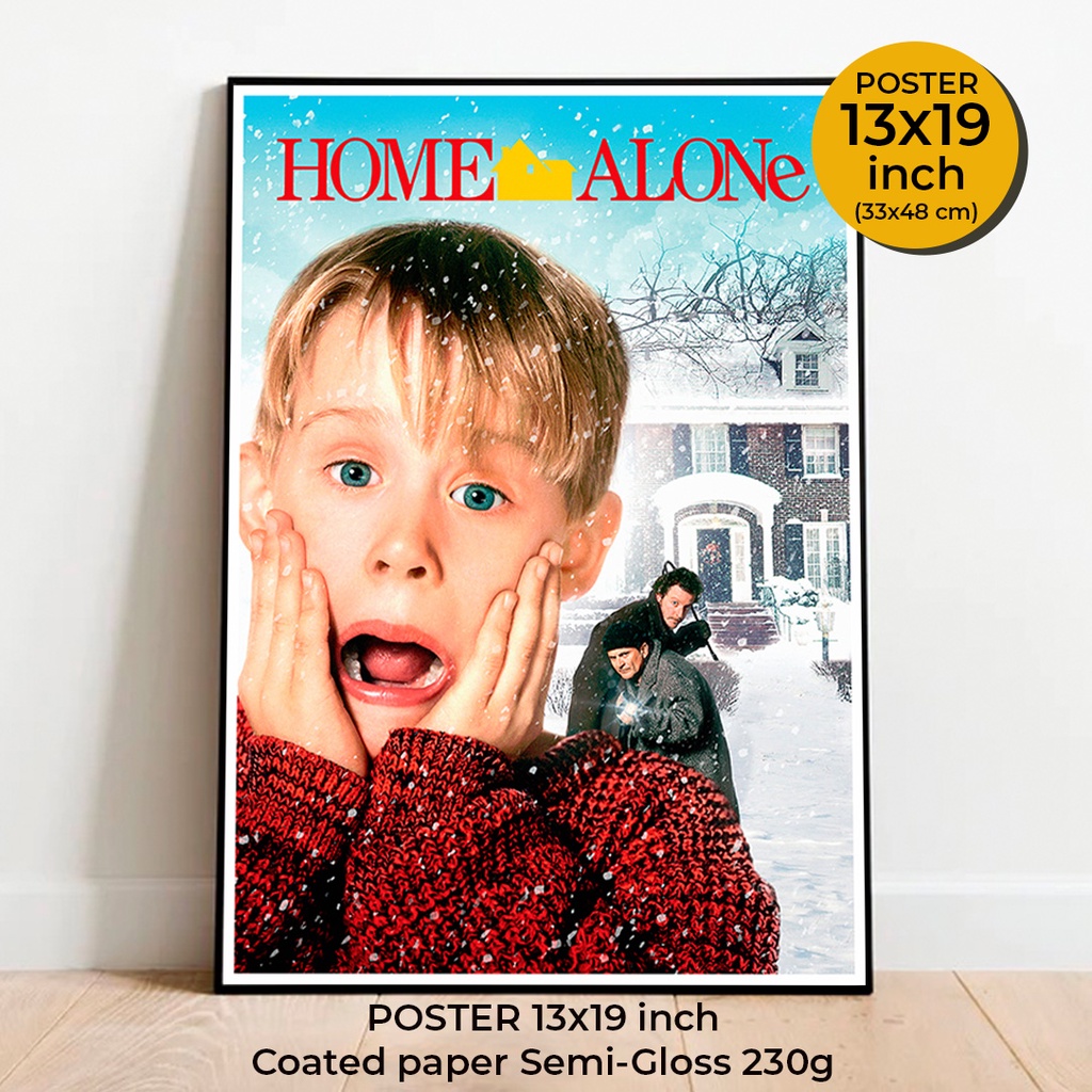 Home Alone Movie Poster 1990 1992 Macaulay Culkin Joe Pesci Children's ...