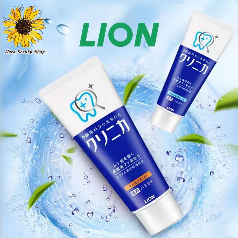 Japan Lion Clinica Enzyme Toothpaste Fresh Mint/Mild Mint 130g日本狮王酵素牙膏新鲜/温和薄荷[Ready Stock ...
