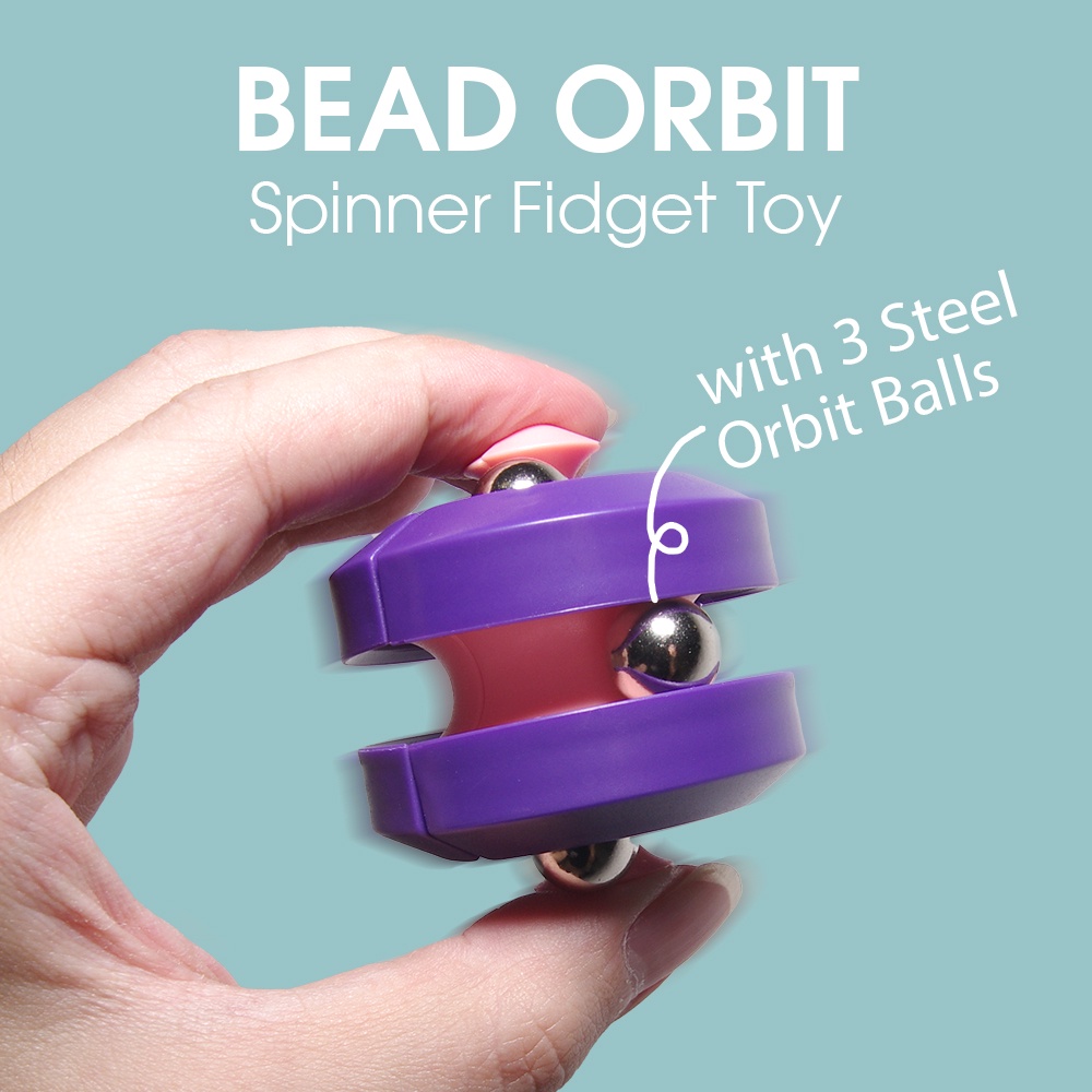 [Ready Stock] Bead Orbit with 3 Steel Orbit Balls Spinner Fidget Toy ...