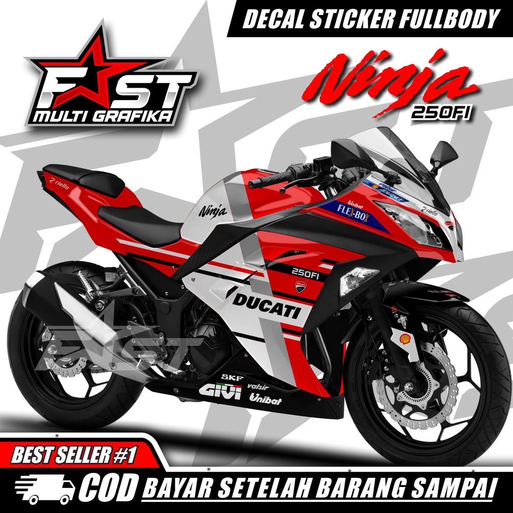 KAWASAKI ⭐⭐⭐⭐⭐COD Available Ninja Fi 250 Decal Sticker Full Body ...