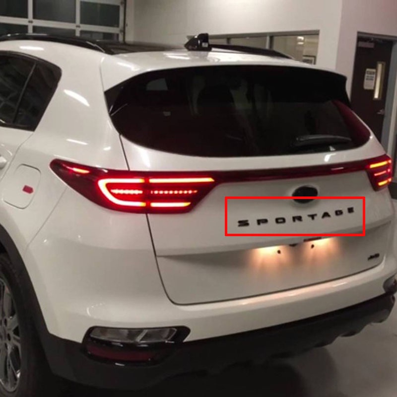 NEW ARRIVE ABS SPORTAGE Rear Trunk Sticker For KIA K5 KX3 KX5 SPORTAGE ...