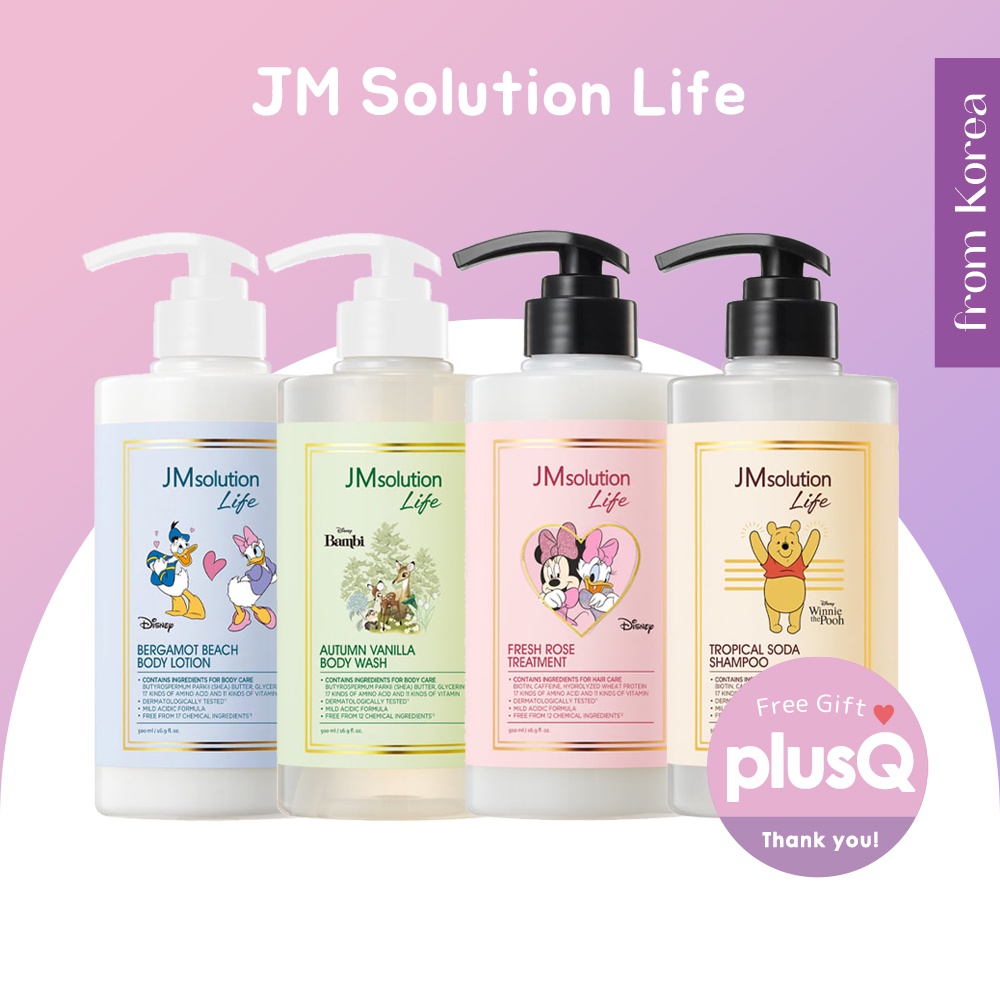 [Jm Solution Life] Disney Bath Collection_Hair Shampoo / Hair Treatment / Body Wash / Body ...