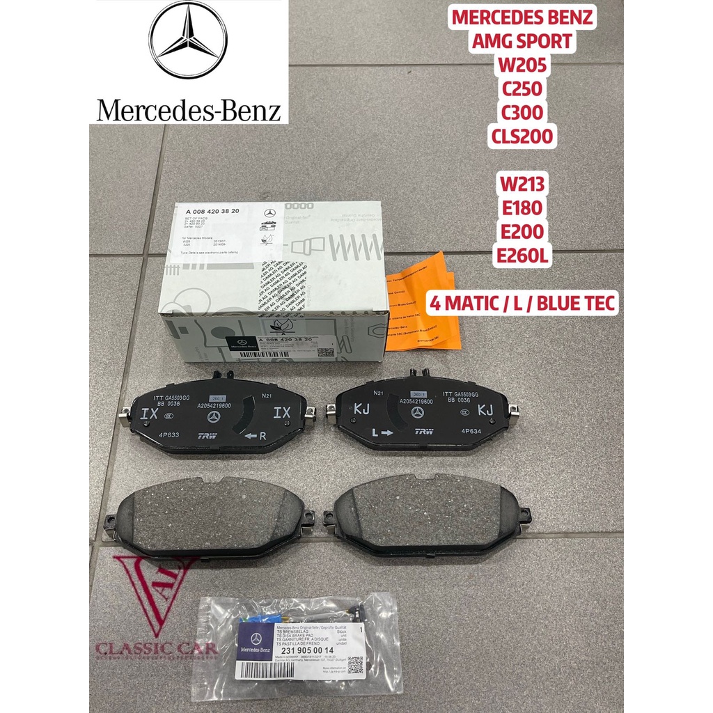( 100% ORIGINAL ) MERCEDES BENZ W205 C250 C300 CLS200 W213 E180 E200 ...