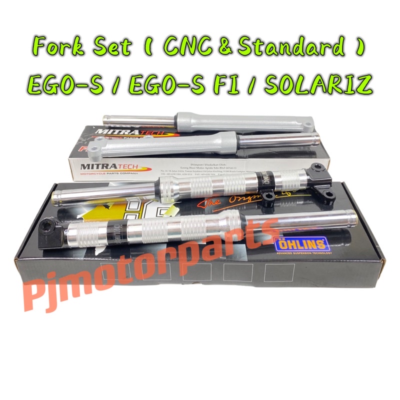 Yamaha EGO-S/EGO S Fi/Solariz/EgoS (1 Set) Front Fork Set CNC & Standard Depan/Batang Lay Fork ...