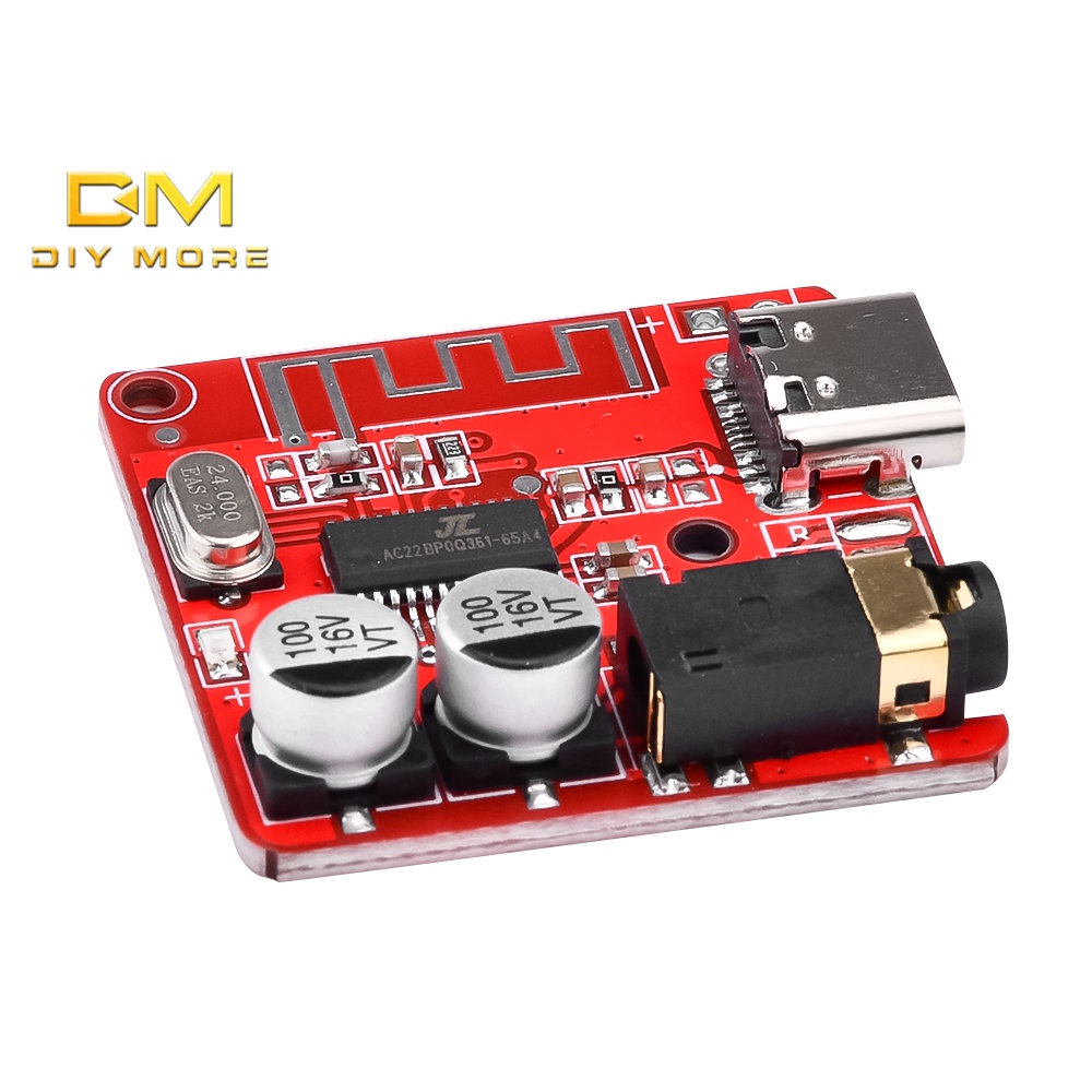 DIYMORE Type-c interface Mini Bluetooth 5.1 MP3 audio decoding board 3W ...