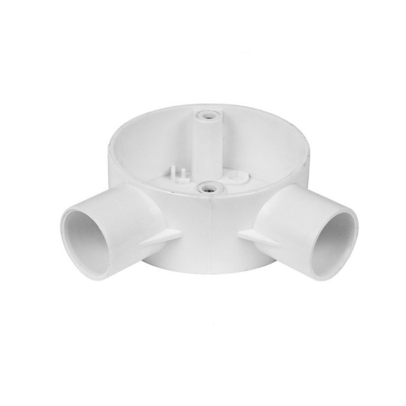 20mm 3/4" 25mm 1" PVC Conduit Box Fitting Accessories - 1way, 2way ...