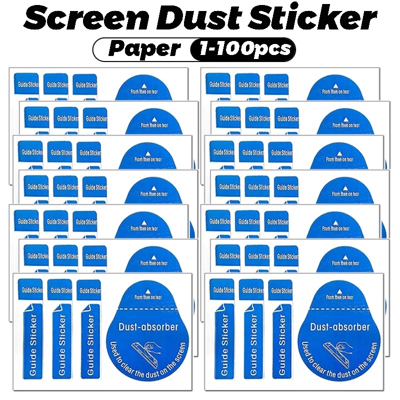 1/10 Pcs 4 in 1 Universal Screen Protector Wet Dry Cleaning Wipe Paper ...