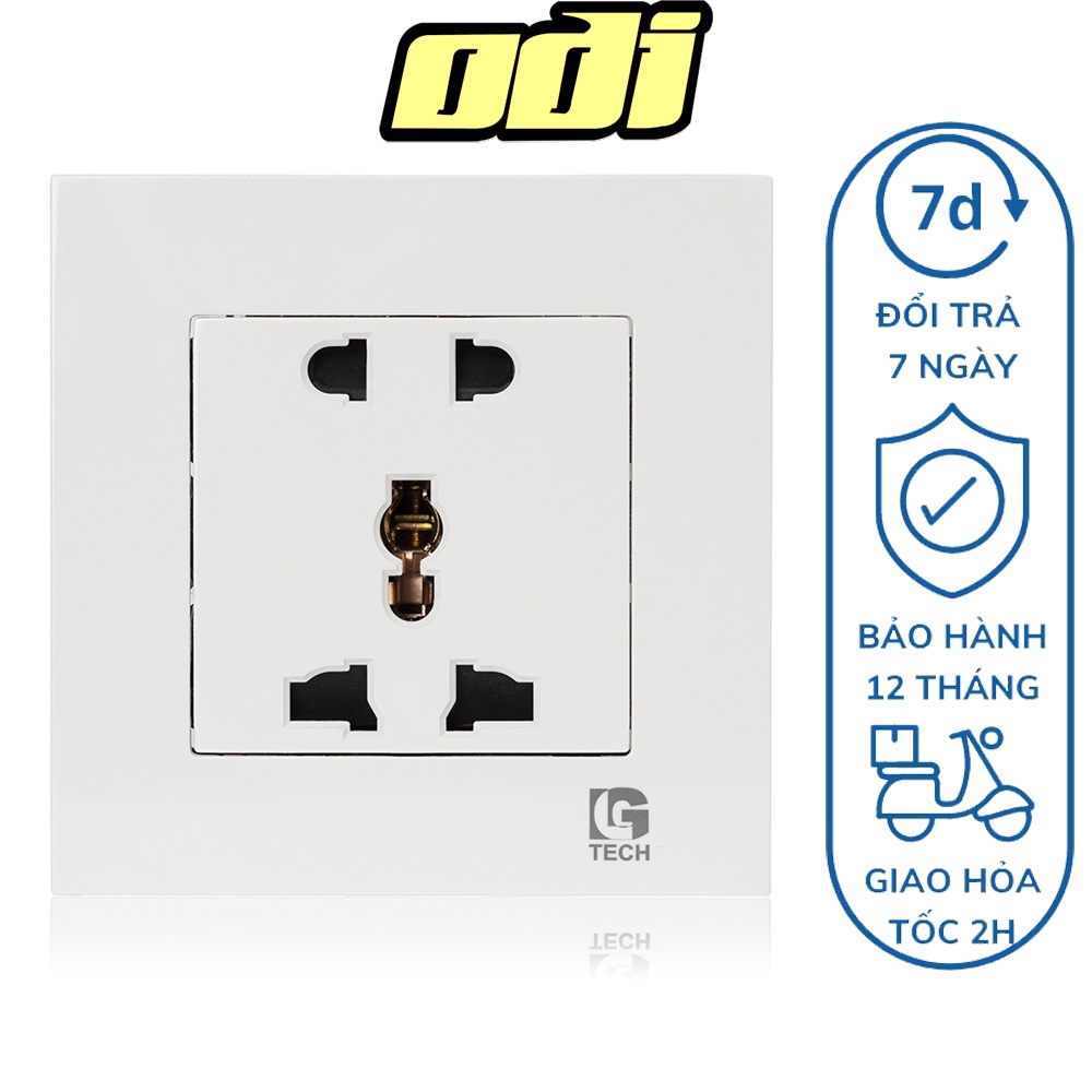 Lgtech LG-F21-0018 square standard 5-pin wall socket | Shopee Malaysia
