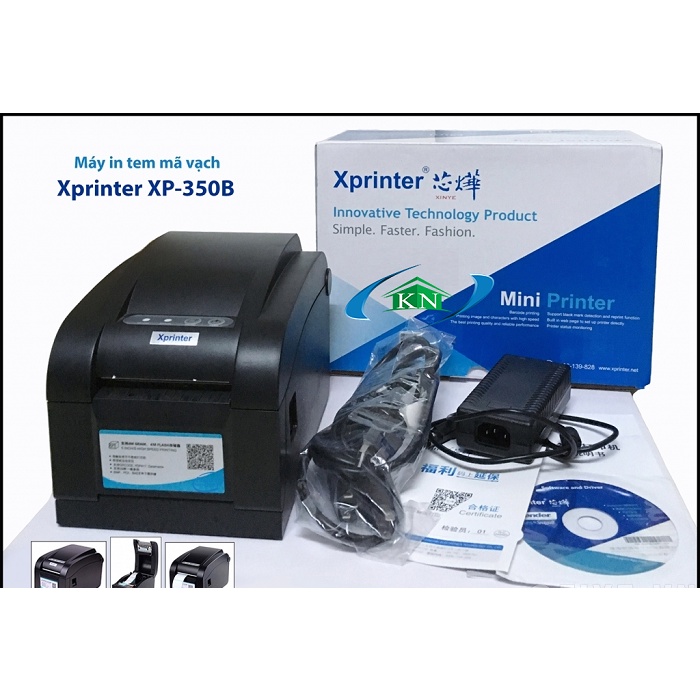 Xprinter XP 350B thermal printer prints invoices, prints codes, prints ...