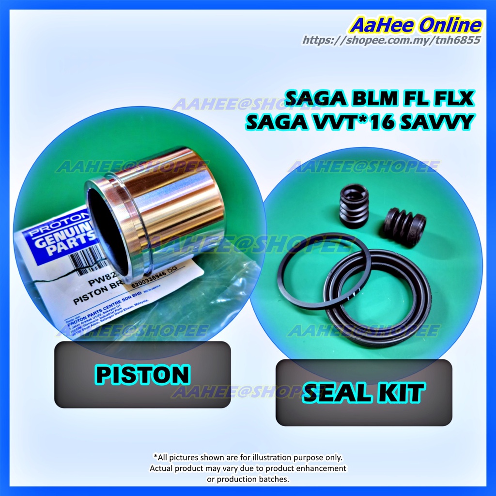 Original Piston / Seal Kit Front Disc Brake Pump SAGA BLM FL FLX VVT*16 ...