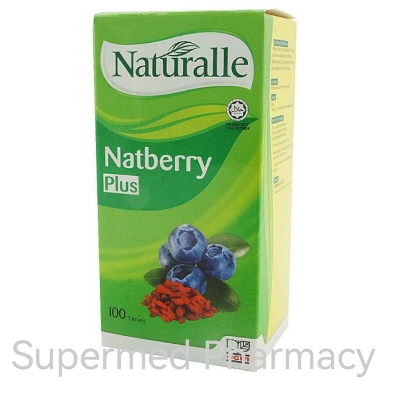 Naturalle Natberry Plus 100's (Bilberry Extract, Wolfberry Extract ...