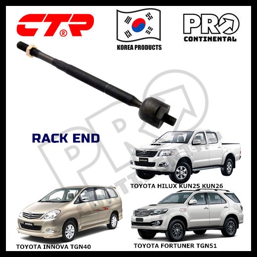 CTR KOREA TOYOTA HILUX VIGO KUN25 KUN26 INNOVA TGN40 2004-2015 FORTUNER ...