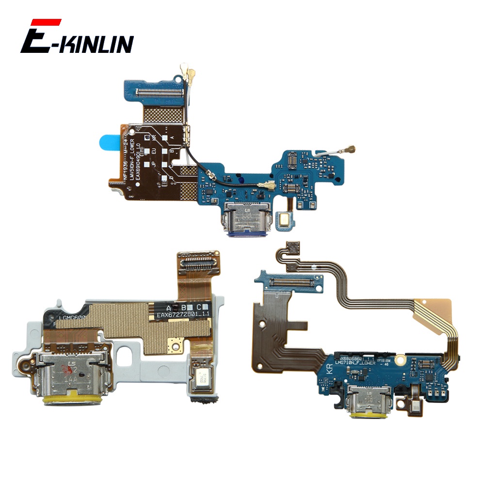 Power Charging Connector Plug Port Dock Board With Mic Flex Cable For LG G5 G6 Plus G7 G8 G8X ...