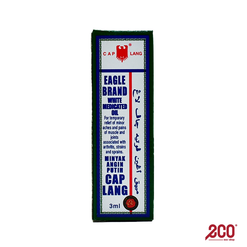 Eagle White Medicated Oil (Minyak Angin Putih) 3ML - L14 - 1180 - AE ...
