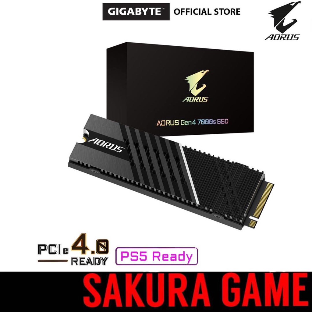 Gigabyte AORUS Gen4 7300S SSD 1TB / 2TB Internal SSD For PS5 (NEW ...