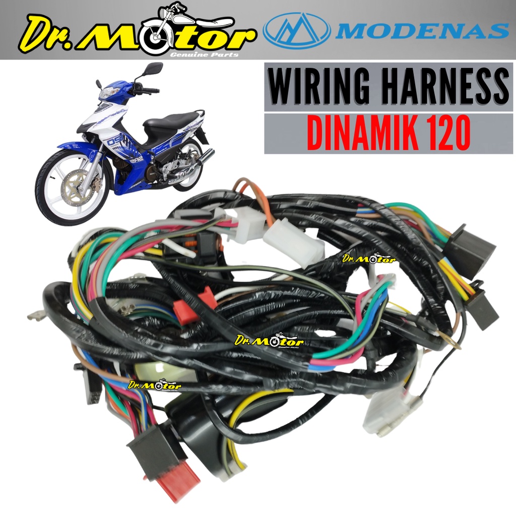 MODENAS DINAMIK120 DINAMIK 120 DYNAMIK WIRING HARNESS BODY WIRE ...