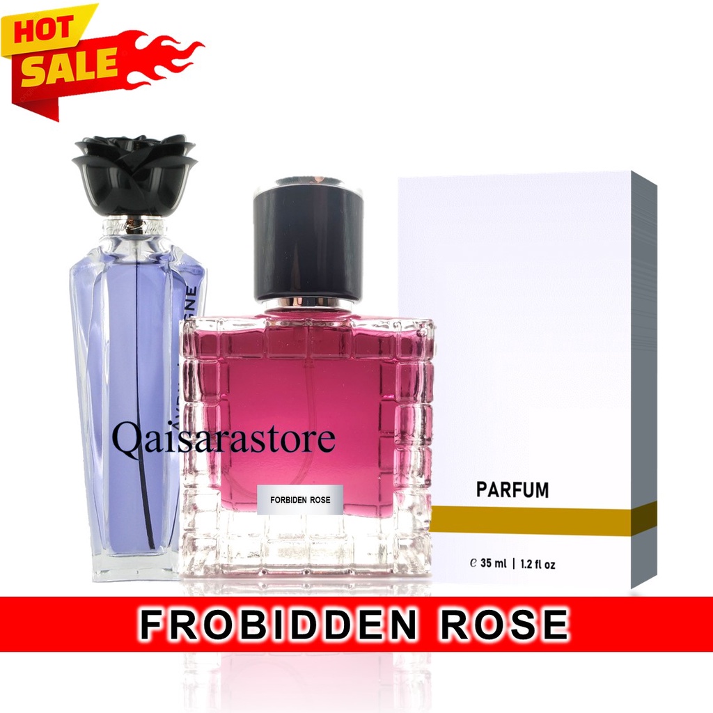 Forbidden Rose Long Lasting Parfum Perfume Viral EDP Travel Size Mesra ...