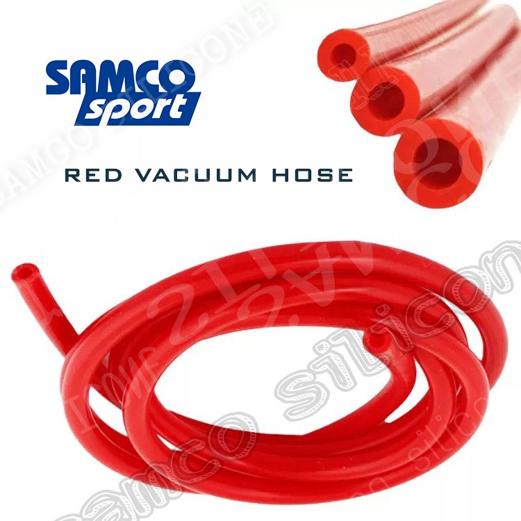 SAMCO Sport Silicone Hose Vacuum Hose RED Silikon hos Angin merah hose wiper 3mm 4mm 6mm 8mm ...