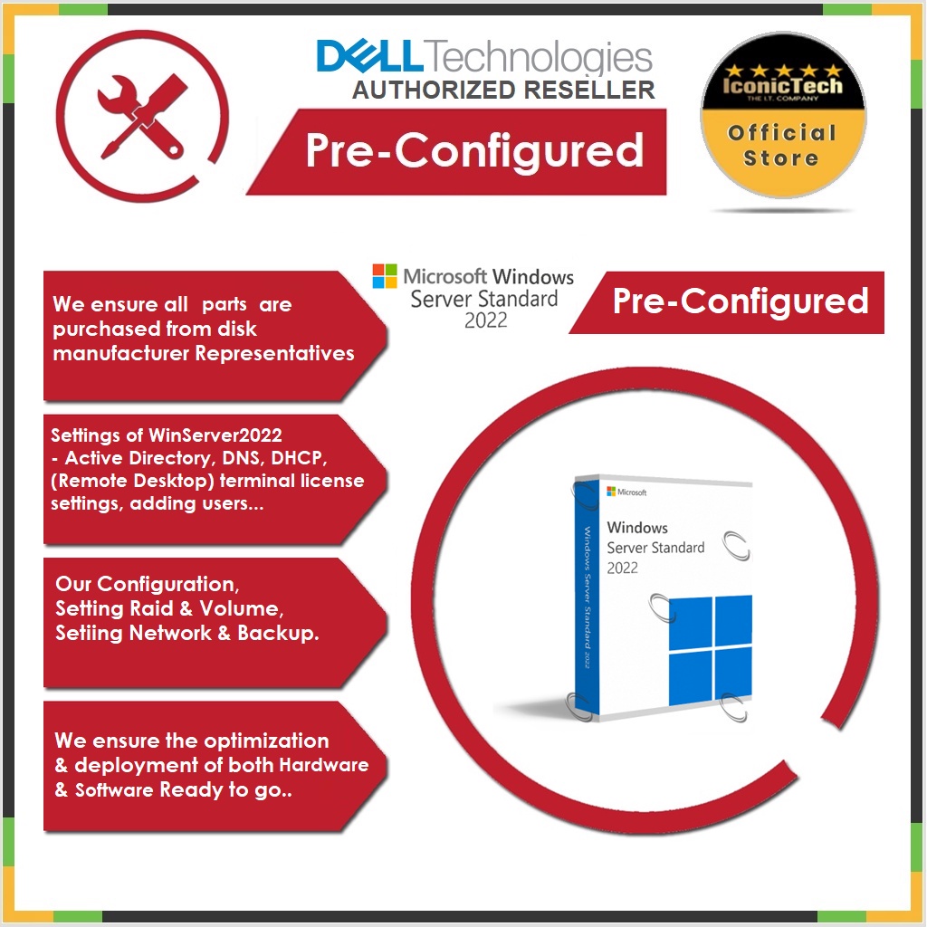 IconicTech - - Dell PowerEdge T150 Tower Server (E-2324G, 8GB, 2TB ...