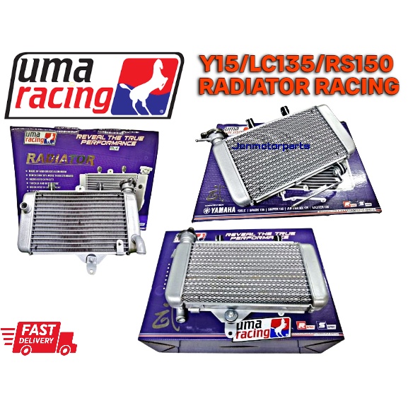 UMA RACING RADIATOR LC135 RS150 RADIATOR RACING UMA ORIGINAL100%UMA ...