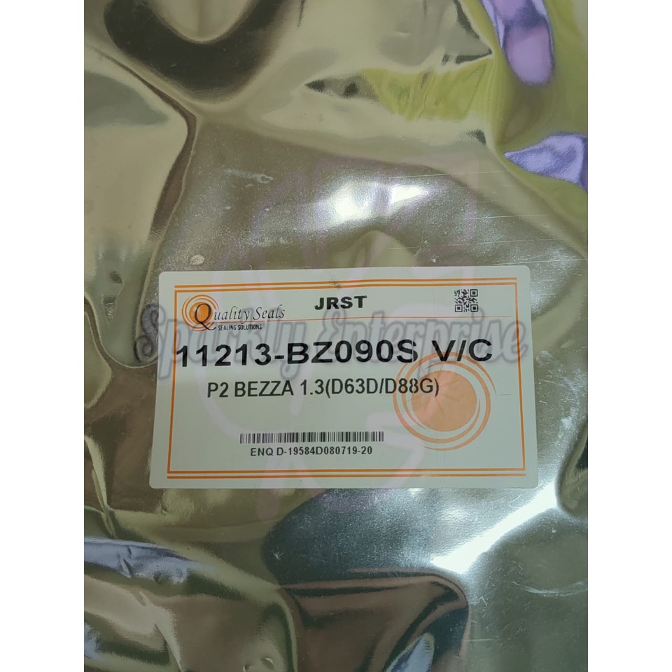 PERODUA MYVI NEW D20N / BEZZA 1.3 D63D D88G SILICONE VALVE COVER GASKET ...
