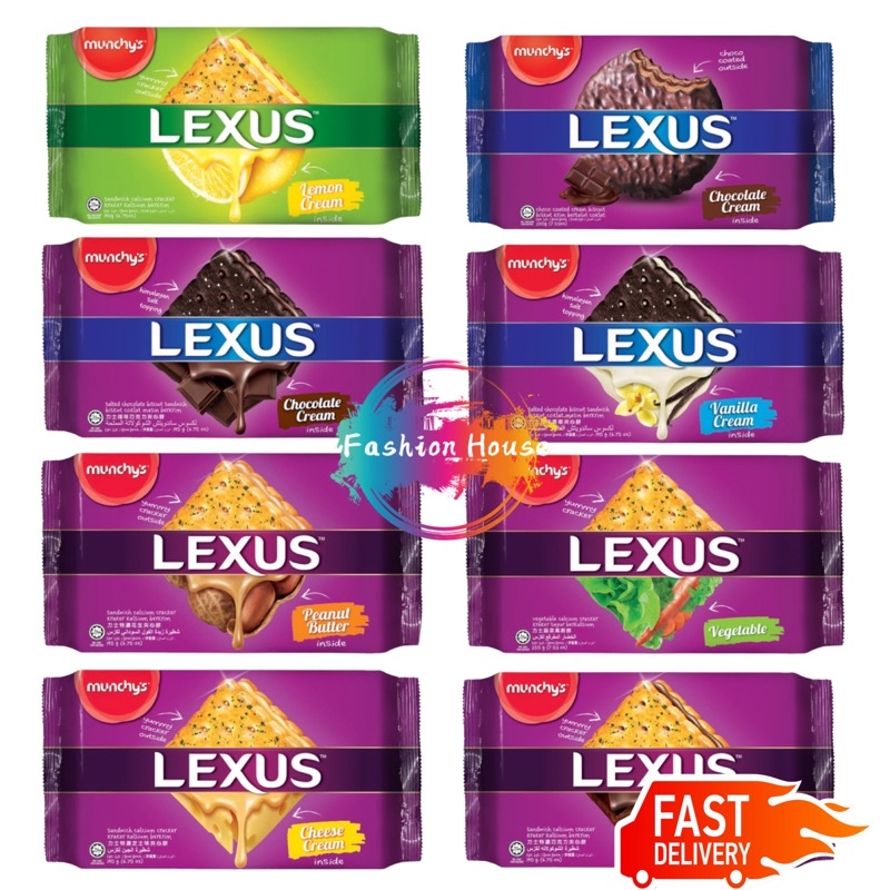 Munchy's Lexus Sandwich Biscuit (190g-200g)-8 Flavors | Shopee Malaysia