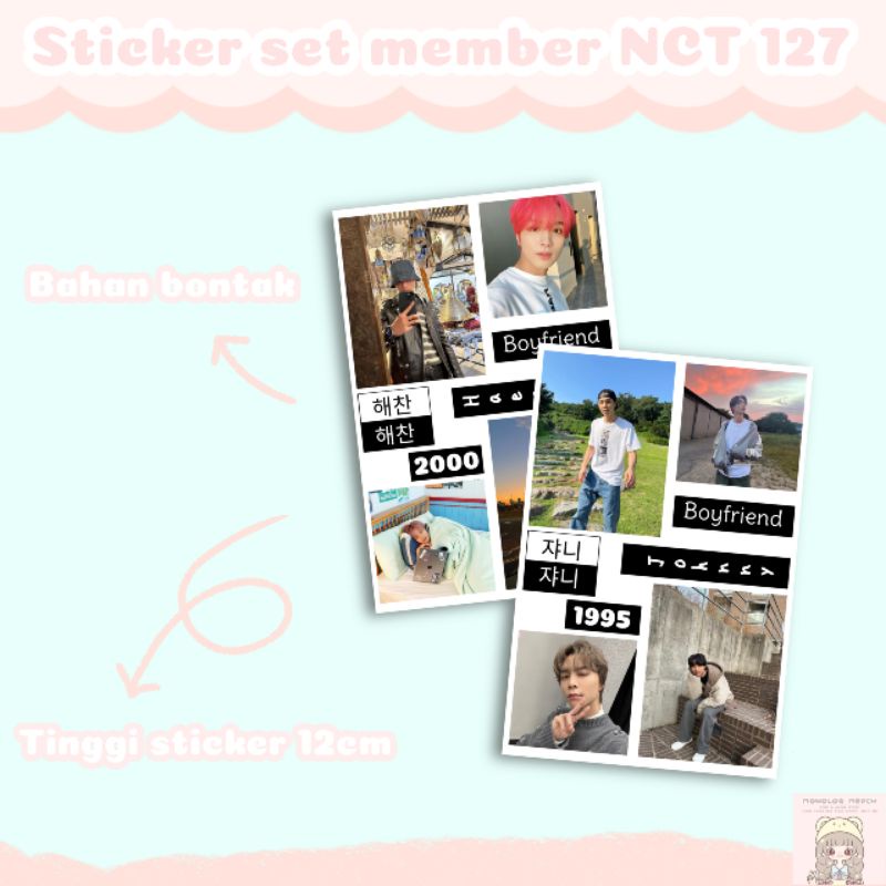 Nct 127 Member Sticker Set | Shopee Malaysia
