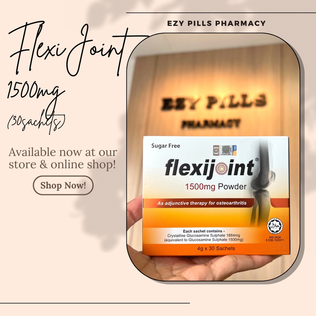 Flexijoint 1500mg Powder 4G x 30 Sachets | Shopee Malaysia