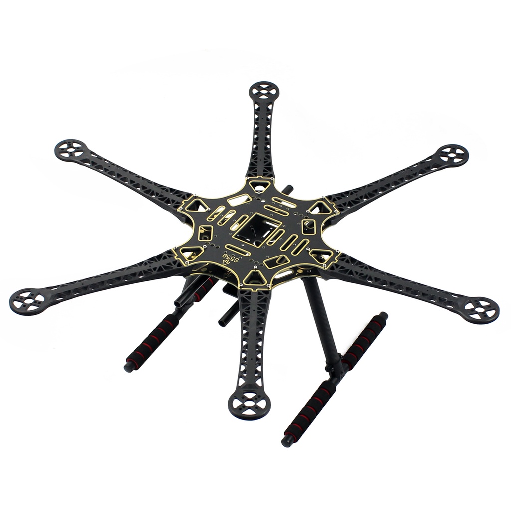 HMF S550 F550 Upgrade Hexacopter Frame Kit with Landing Gear | Shopee ...