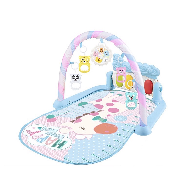🐳 Baby Kick Play Musical Playmat Playgym Piano Newborn Kids Toy Toddler ...