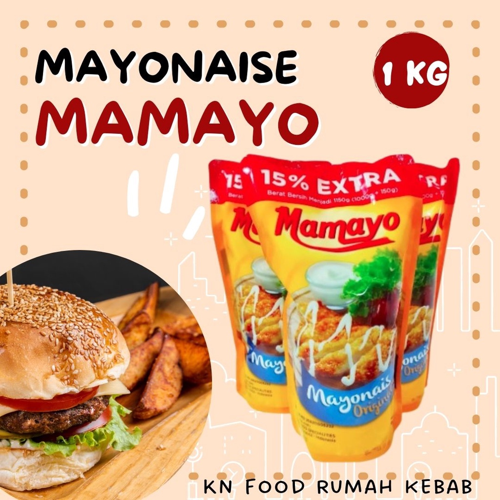 Mayonnaise Mamayo Packaging 1 Kg - Mayonnaise Mamayo Pouch | Shopee ...
