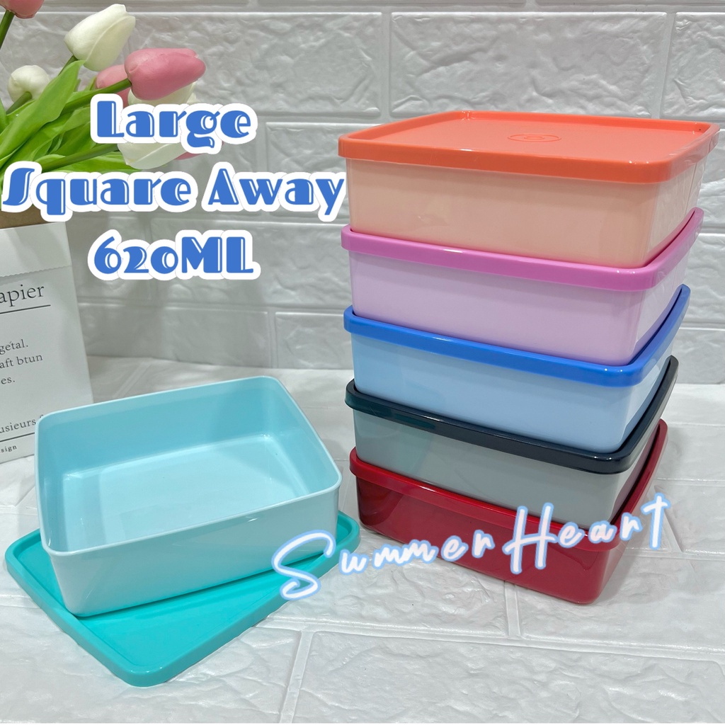 Tupperware Large Square Away 620ml (1pc/2pcs) | Shopee Malaysia