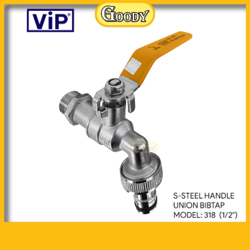 VIP Union Bib Tap with Stainless Steel Handle (318 | 1/2″) / Outdoor ...