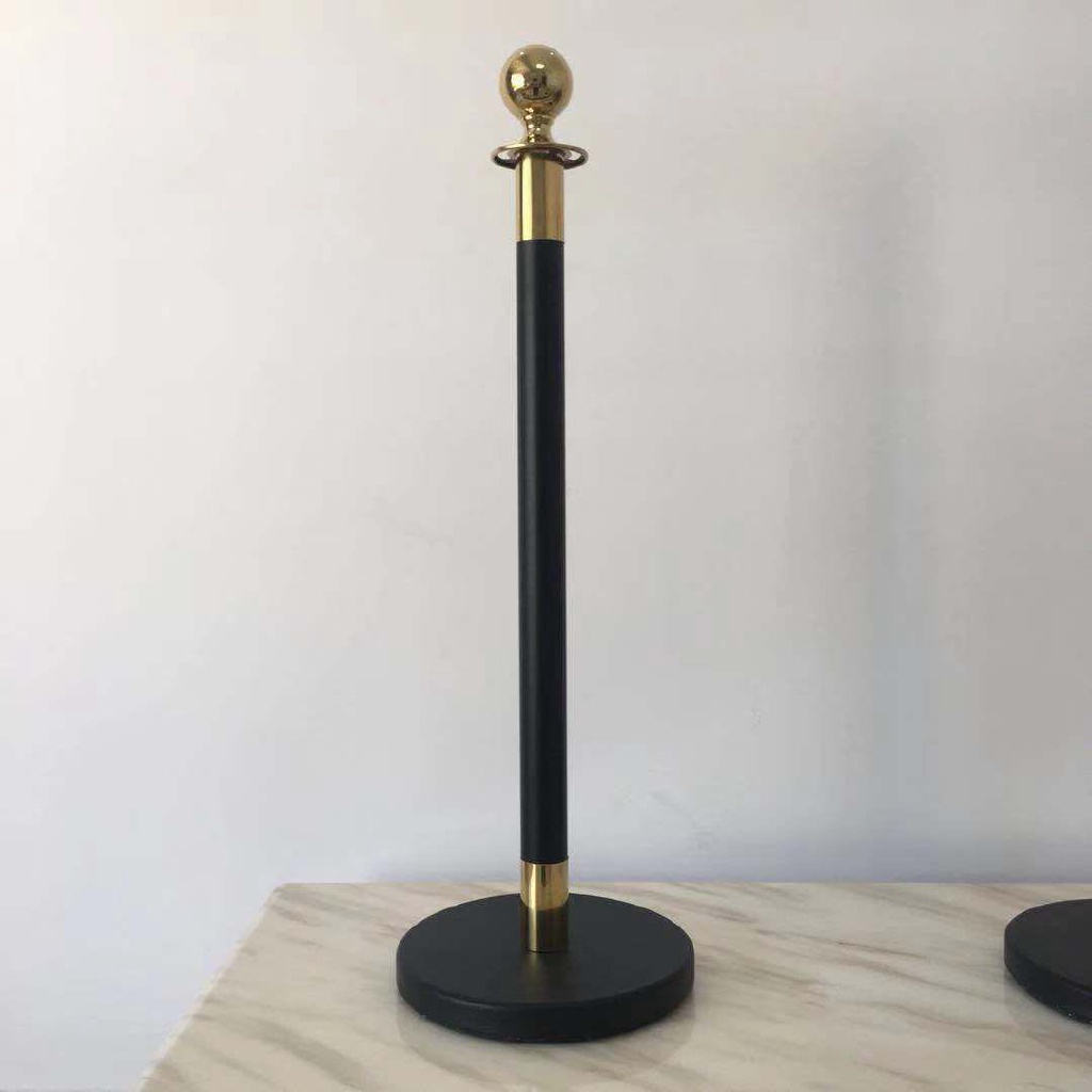 BuyerPick 1.5 Meter Concierge Stanchion Post Red Black Gold Hemp Rope ...