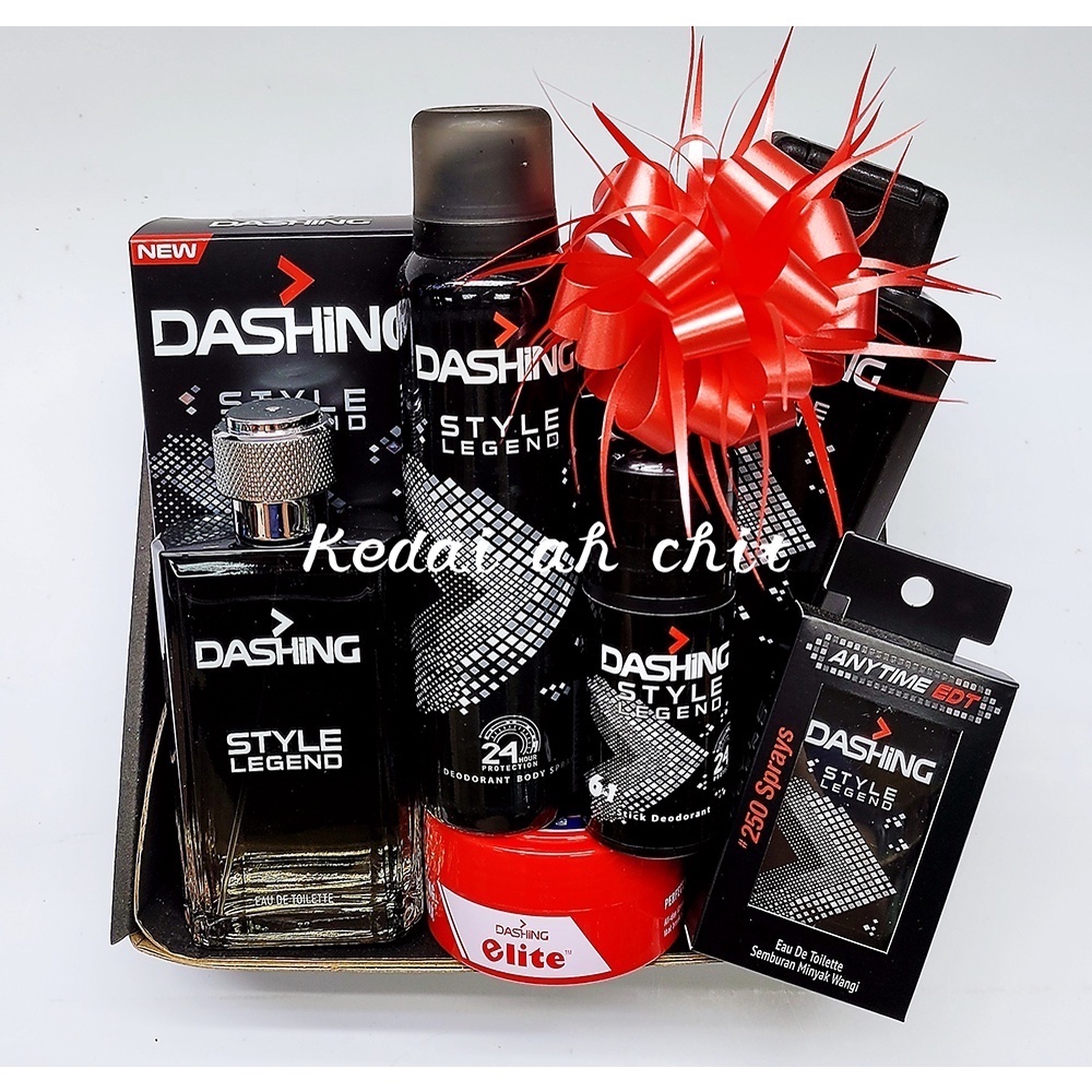 DASHING Men Care Perfume Gift Set - We Wrapped For U + Ribbon Given ...